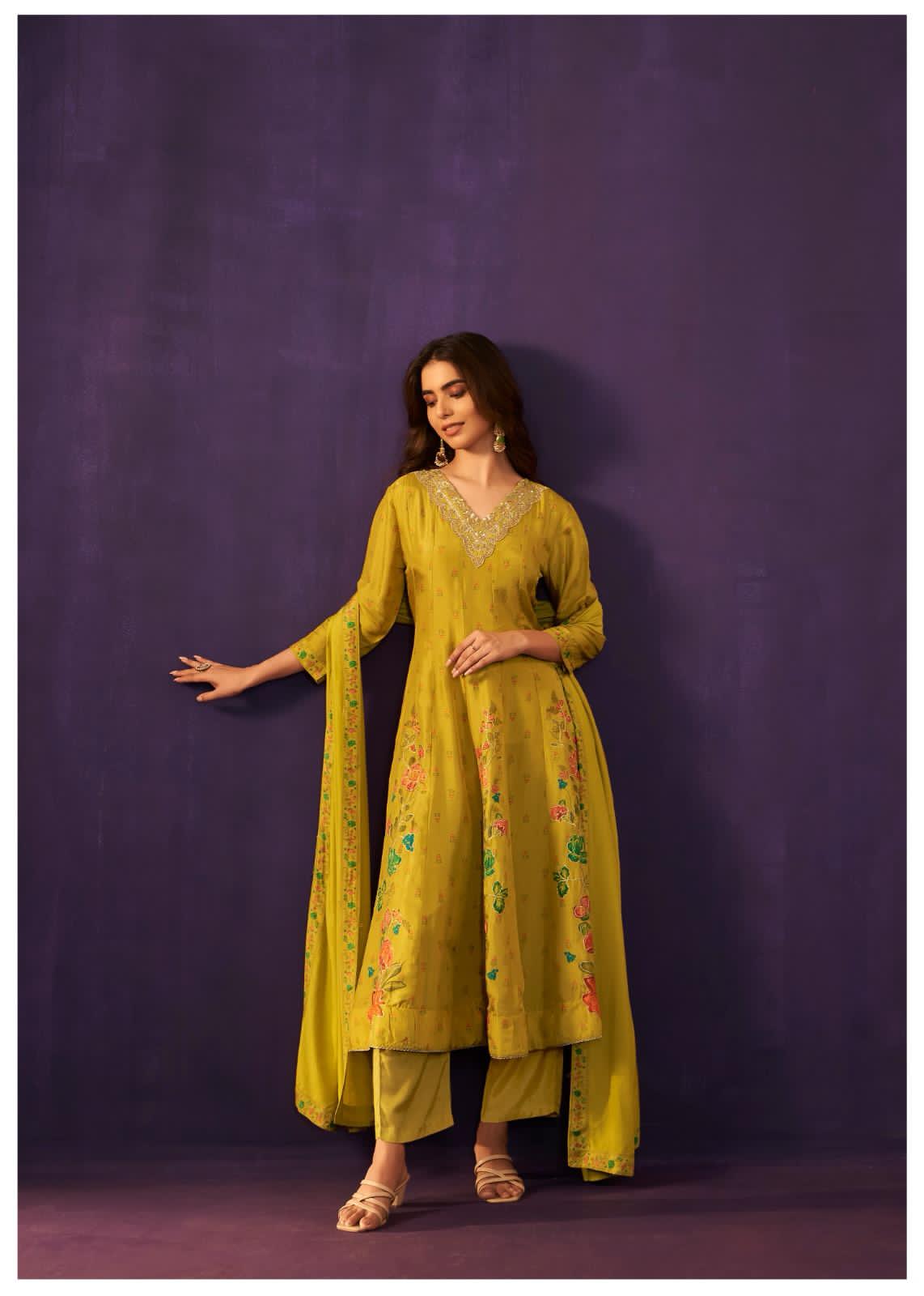 Silk Anarkali Dress – MULSON RETAIL PVT LTD