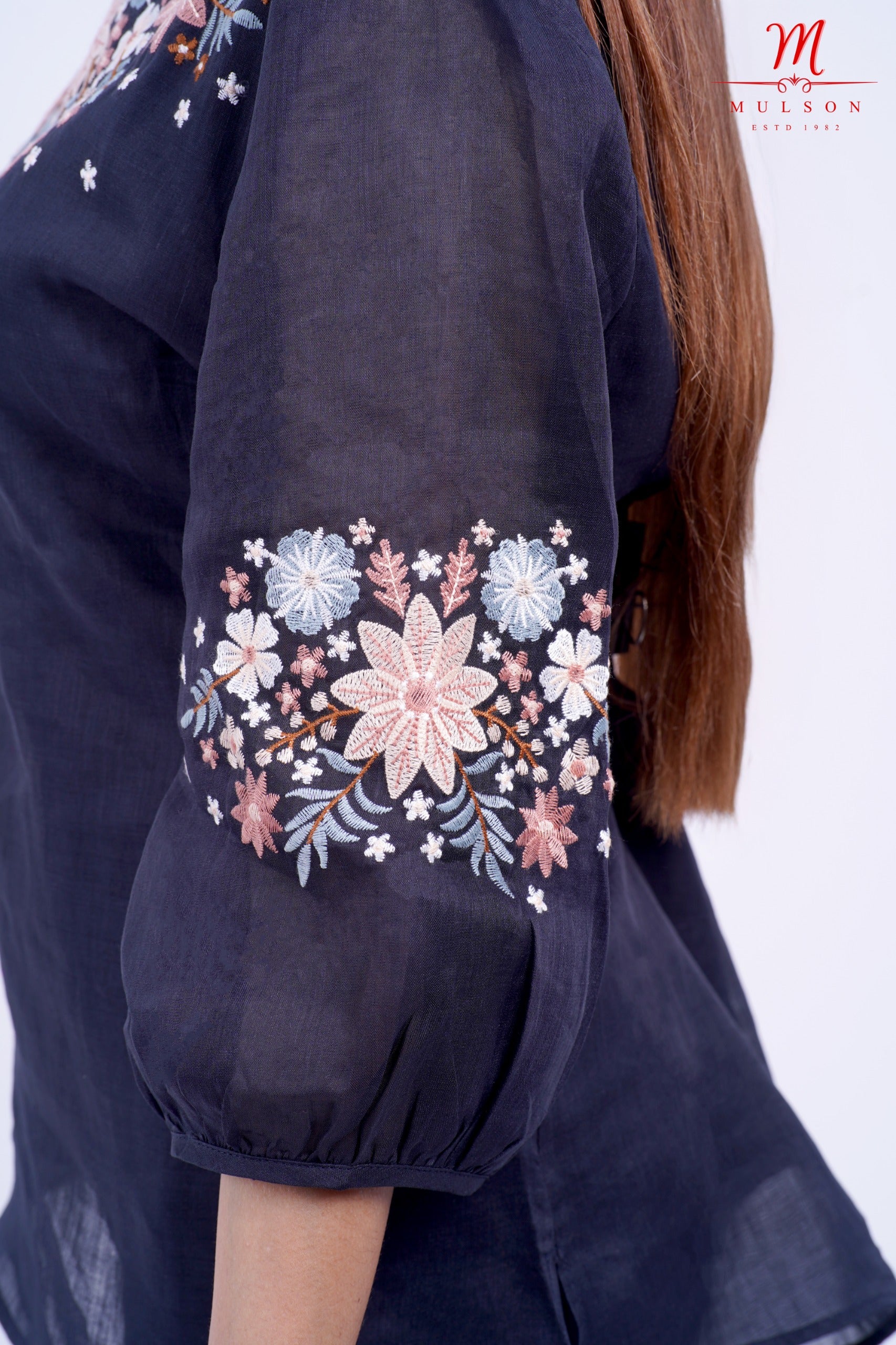 Floral Embroidered top for women – MULSON RETAIL PVT LTD